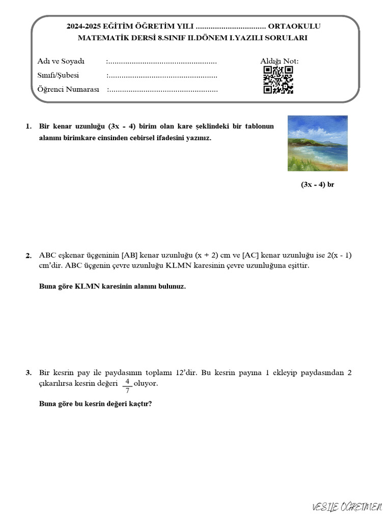 8.sinif-4.senaryornekyazili20251 | PDF