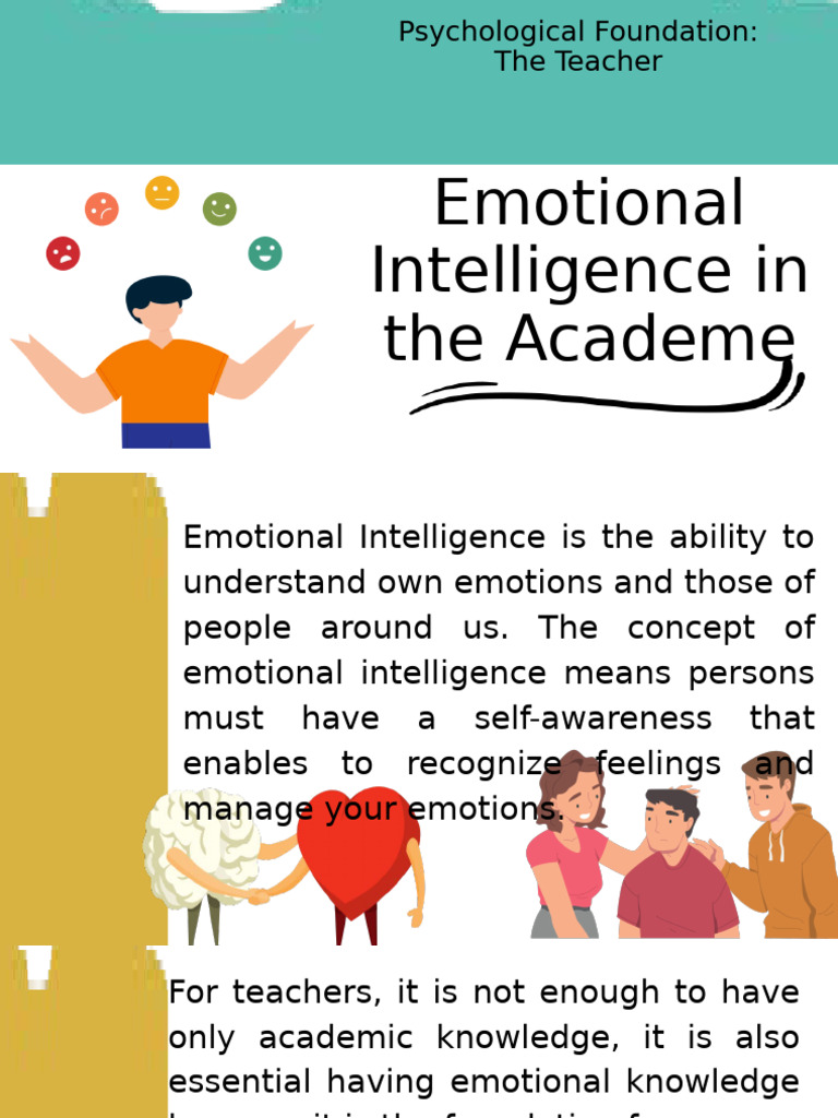 Enhancing Teacher Effectiveness with EI | PDF | Emotional Intelligence ...