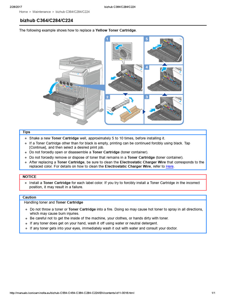 Replacing Catridges | PDF