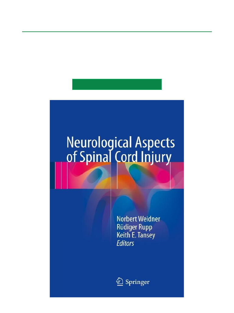 Neurological Aspects of Spinal Cord Injury Research PDF Download | PDF | Neurology | Prevalence