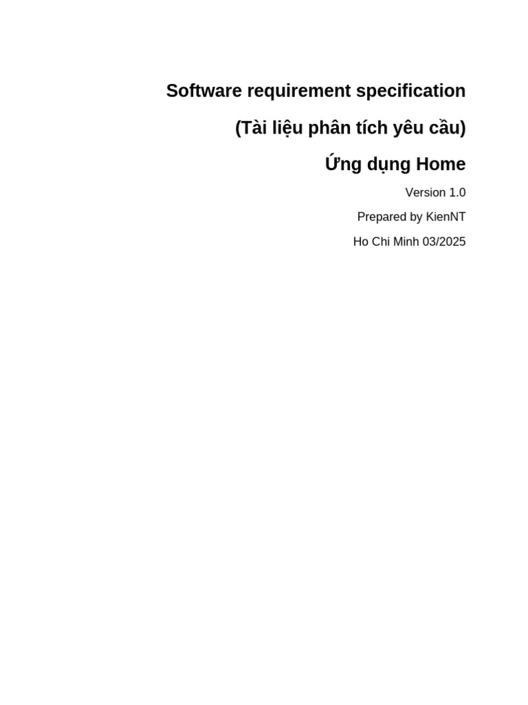 Tai Lieu Phan Tich Yeu Cau | PDF