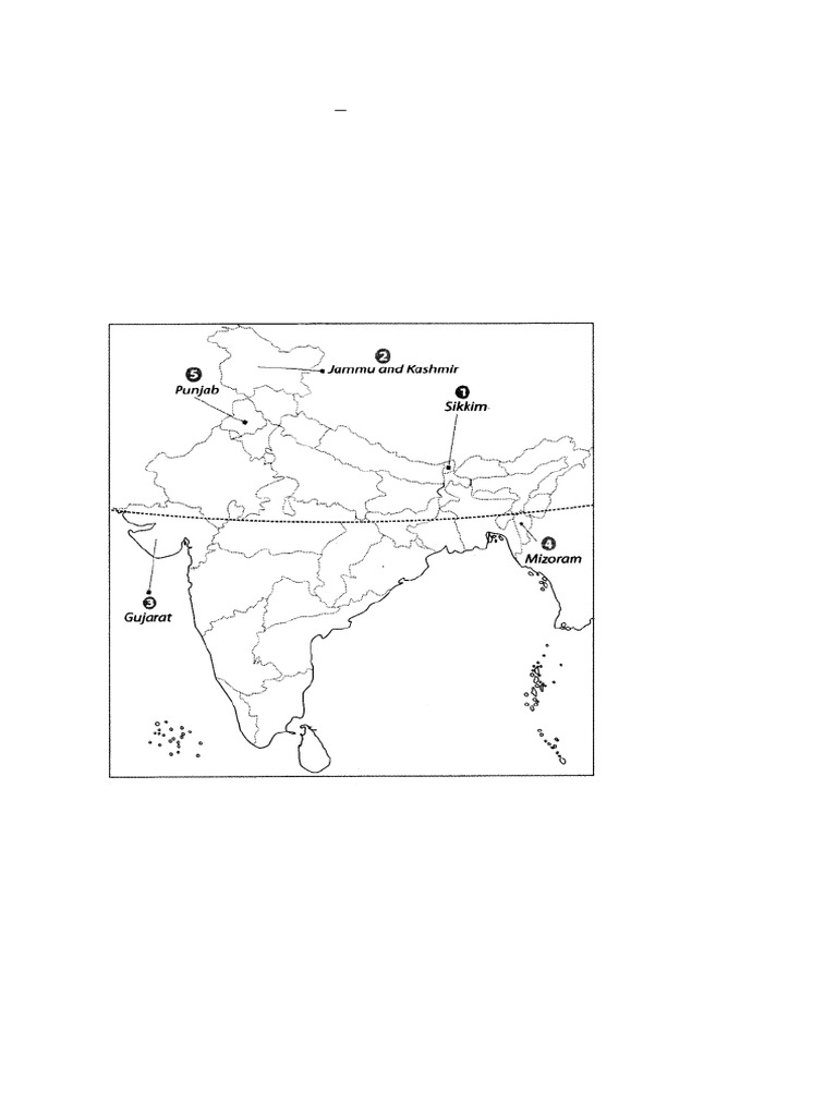 Map Work of India Size and Location | PDF