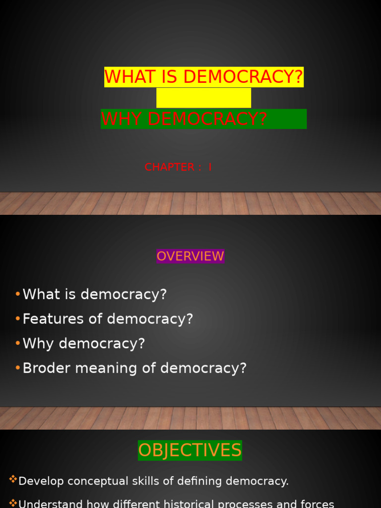 Understanding Democracy: Key Concepts | PDF | Democracy | Political ...