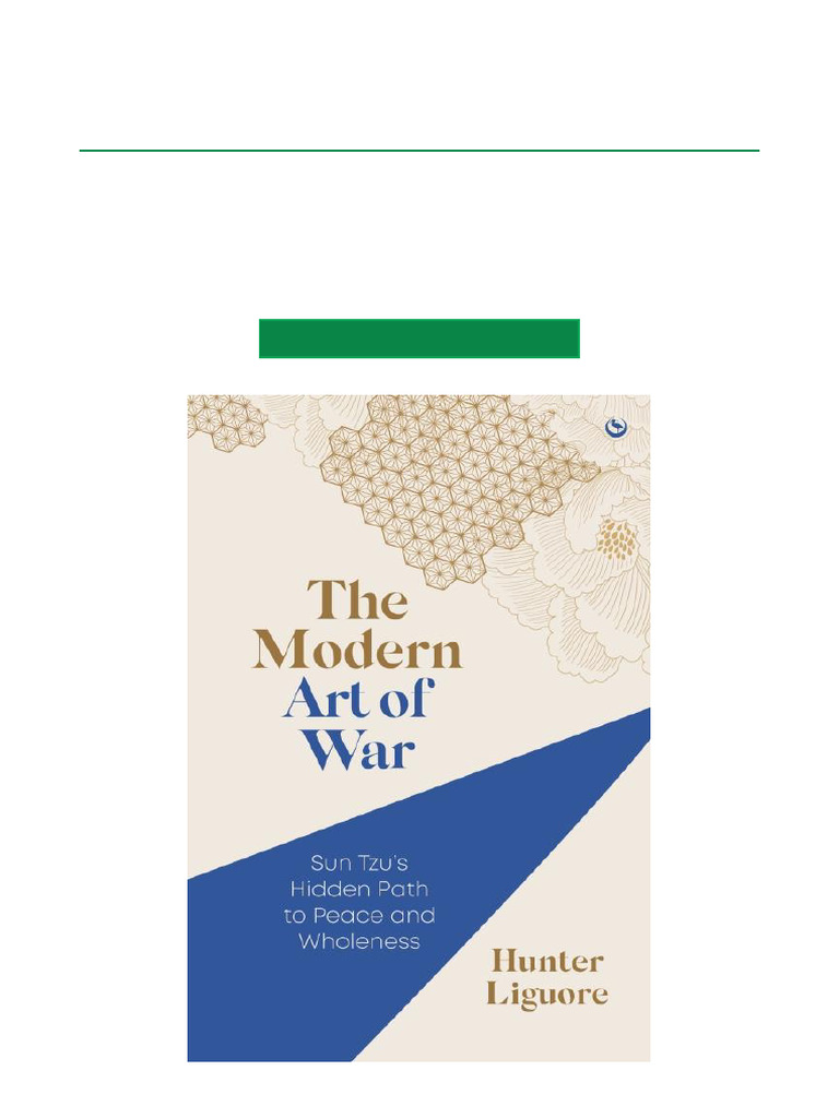 The Modern Art of War Sun Tzu's Hidden Path To Peace and Wholeness High ...