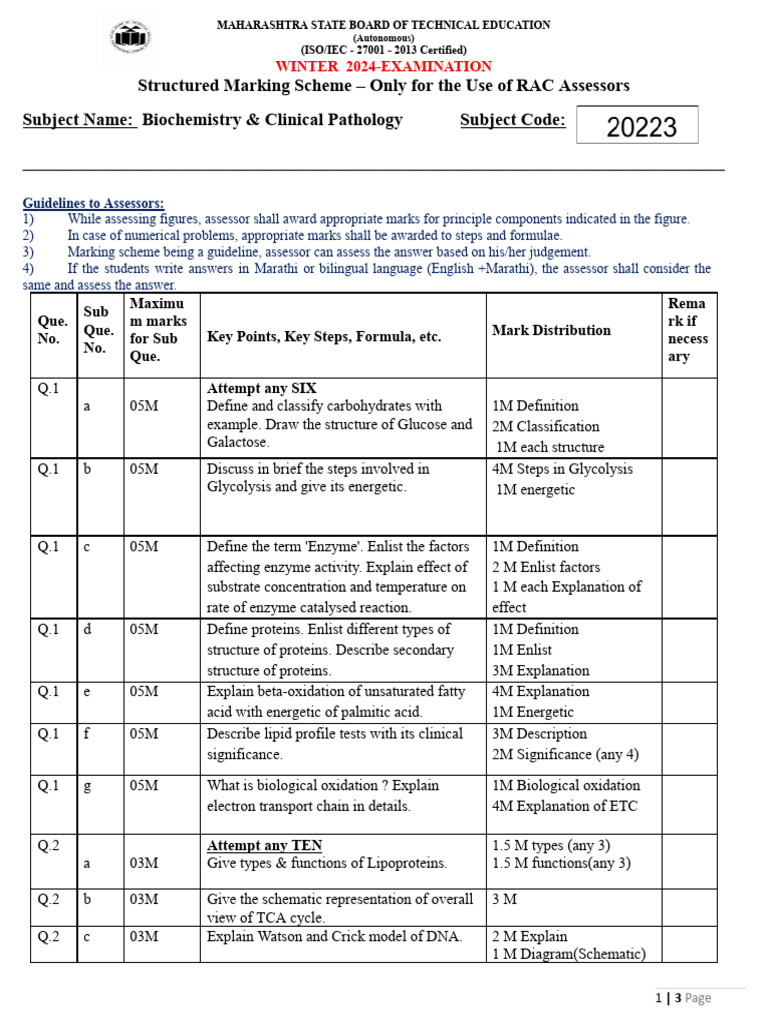 W 24 20223 | PDF | Cofactor (Biochemistry) | Biochemistry