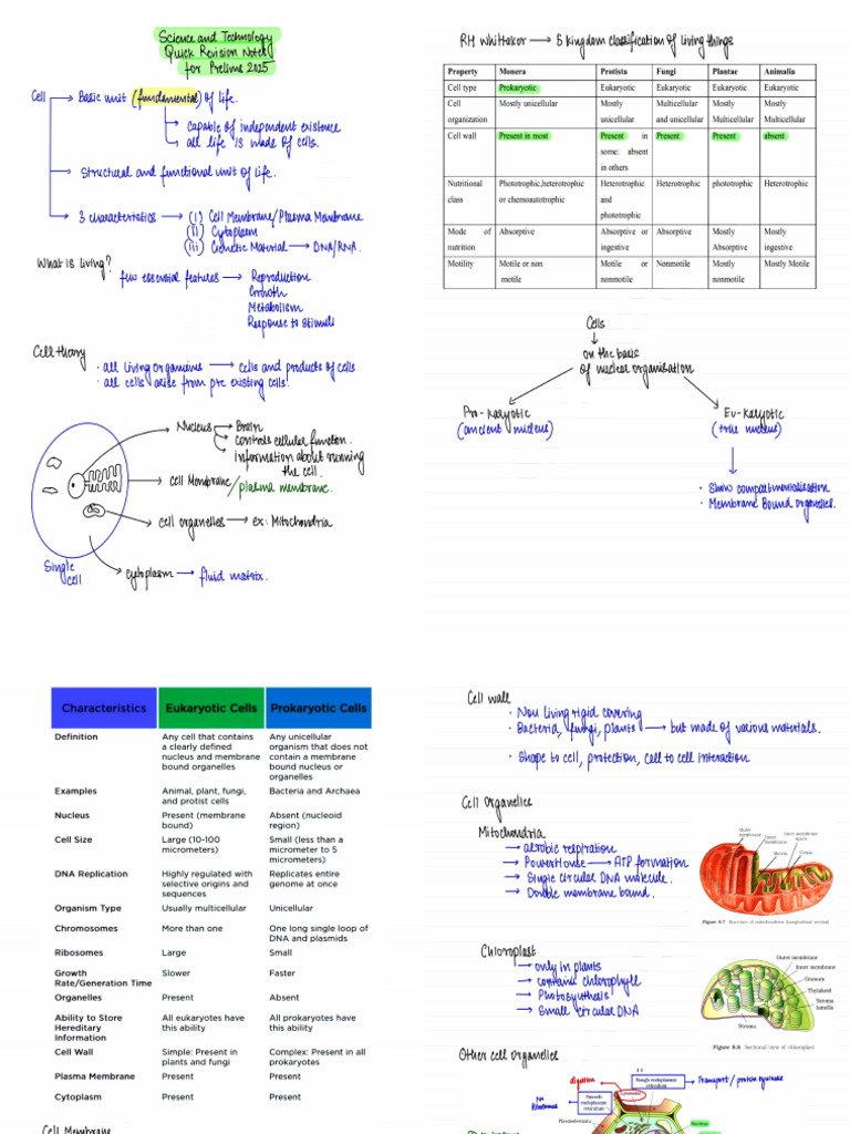 Complete S&T Handwritten Notes Merged Printable | PDF