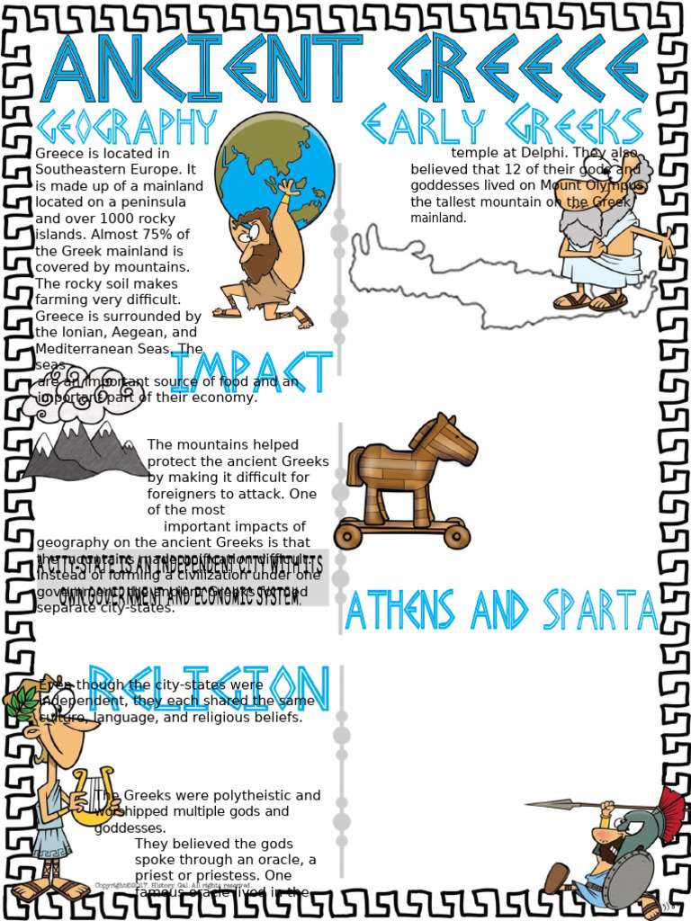 Ancient Greece Reading For Map Activity | PDF | Mycenaean Greece | Greeks