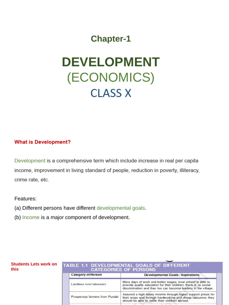Chapter-1 Development Economics | PDF | Body Mass Index | Economies