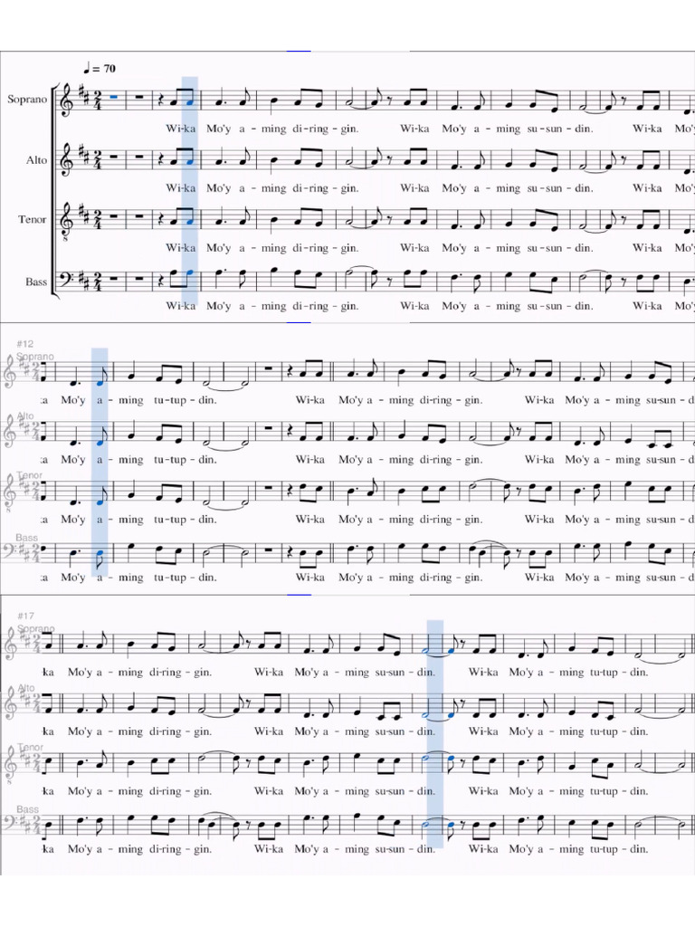 Wika Mo'y Aming Diringgin | PDF