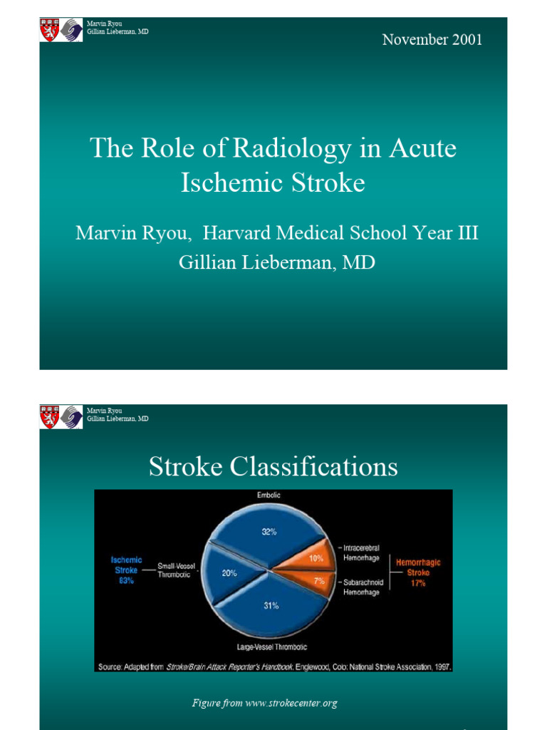 The Role of Radiology in Acute Ischemic Stroke | PDF | Stroke | Angiography