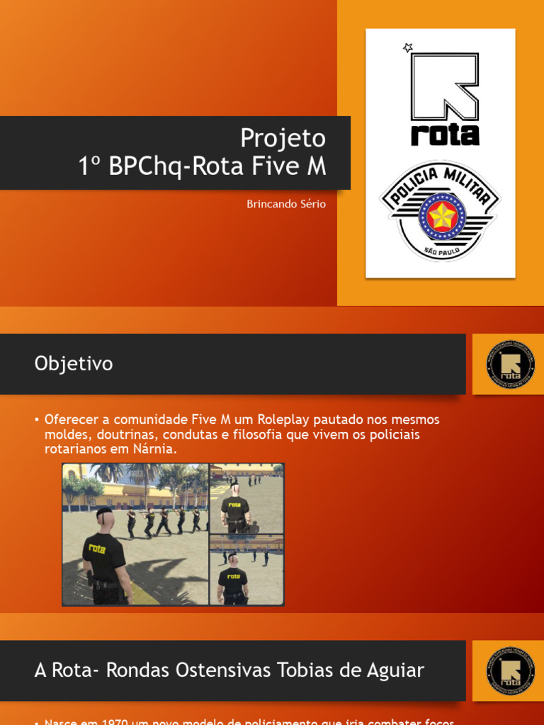 Projeto Rota FiveM (1) | PDF | Polícia