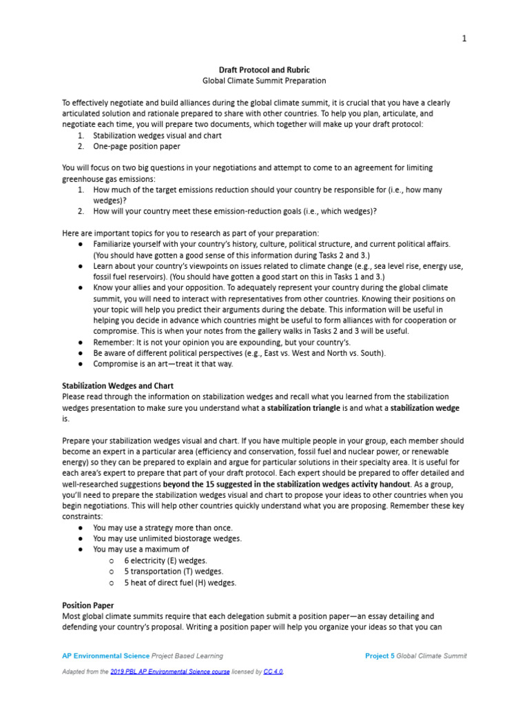 Draft Legislative Protocol and Rubric | PDF | Critical Thinking