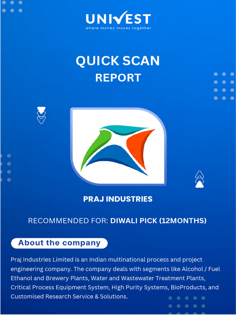 Praj Industries Diwali Report | PDF | Investing | Business