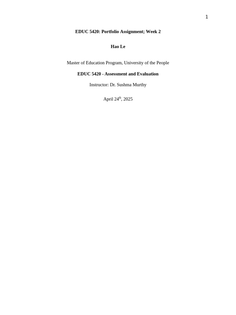 Portfolio Assignment Unit 3 | PDF | Adolescence | Learning