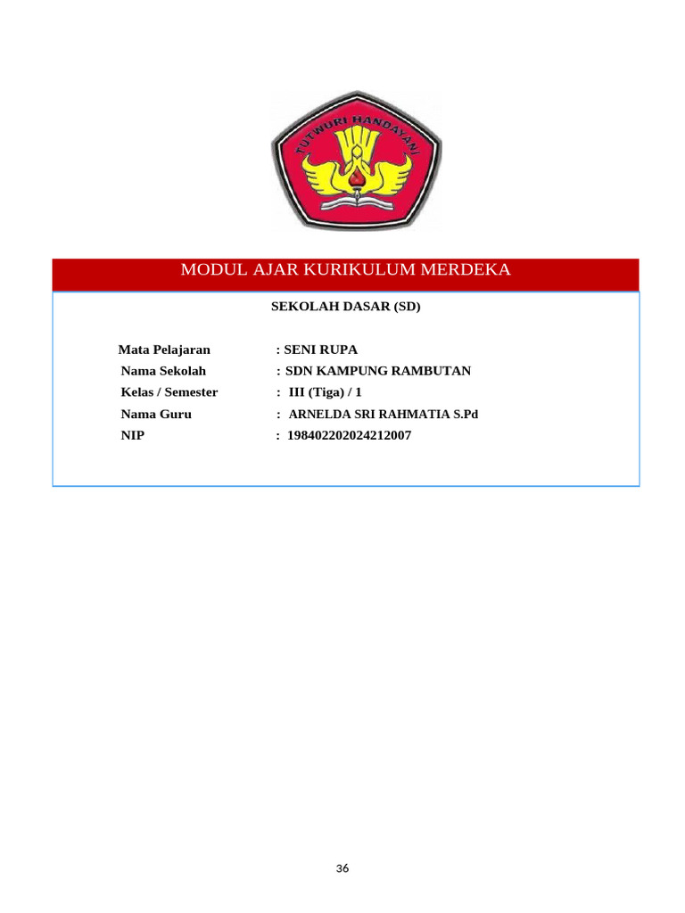 Modul Seni Rupa KLS 3 | PDF