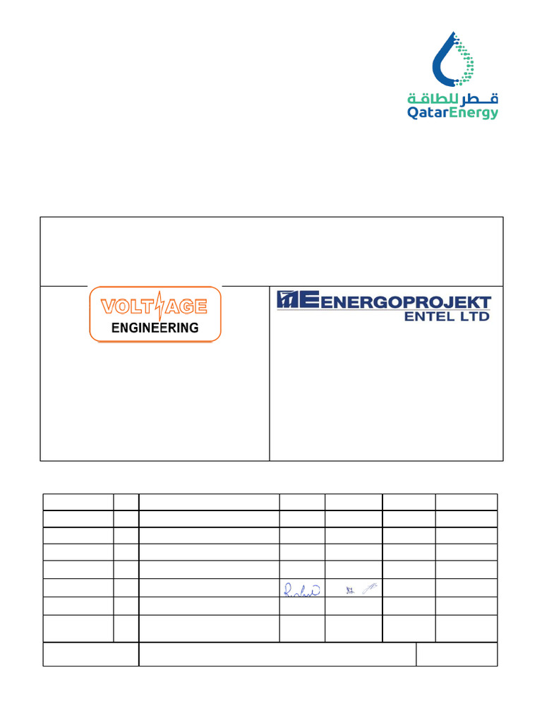 GC23106300 Epic For Rectification of 33Kv Overhead Lines in Dca (Dukhan Concession Area) Data ...