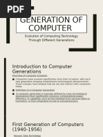 Five Generations of Computers | PDF | Computing | Quantum Computing