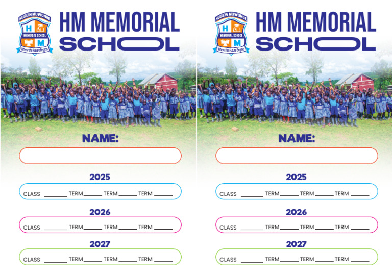 HM Memorial School Class Terms 2025-2027 | PDF