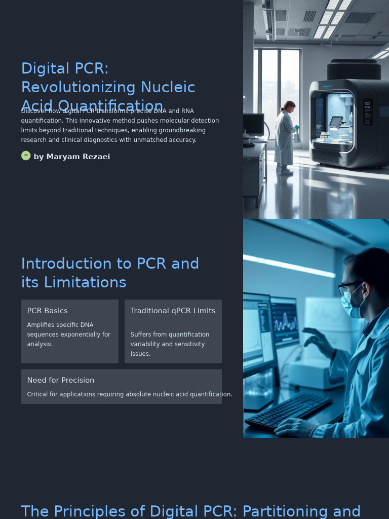 Digital PCR: Precision in Nucleic Acid Analysis | PDF | Polymerase ...