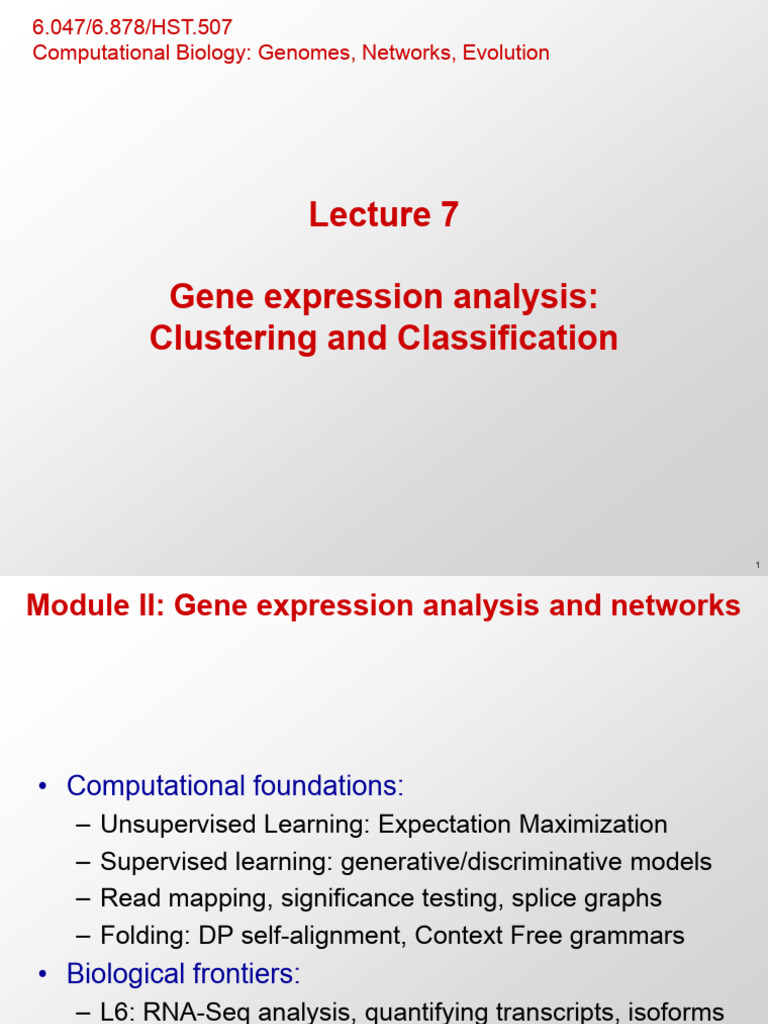 94dc08a6aded73bc9aea7cb22267245d_MIT6_047F15_Lecture07 | PDF | Cluster Analysis | Support Vector ...