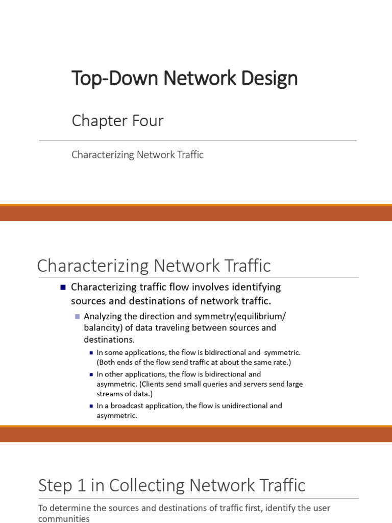 Network Traffic Characterization | PDF | Routing | Peer To Peer