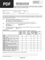 ARTA Client Satisfaction Measurement Form | PDF | Business