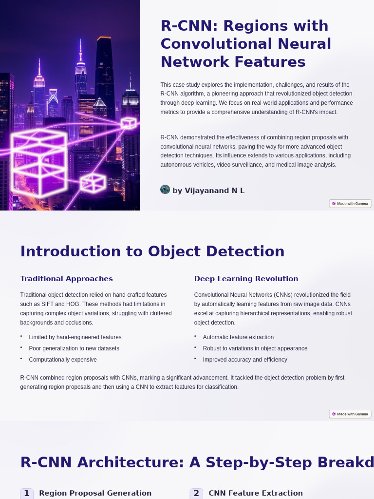 R CNN Regions With Convolutional Neural Network Features | PDF | Support Vector Machine | Deep ...