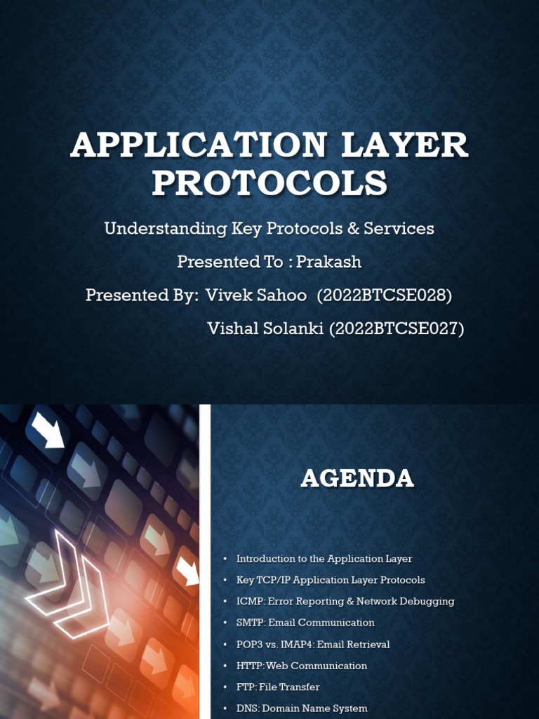 Application Layer Protocols Presentation1 Pdf File Transfer Protocol Domain Name System