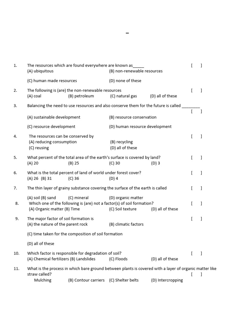 GEO, HIS, DP, ECO -CH-1-MCQ's | PDF | Rock (Geology) | Human Development Index
