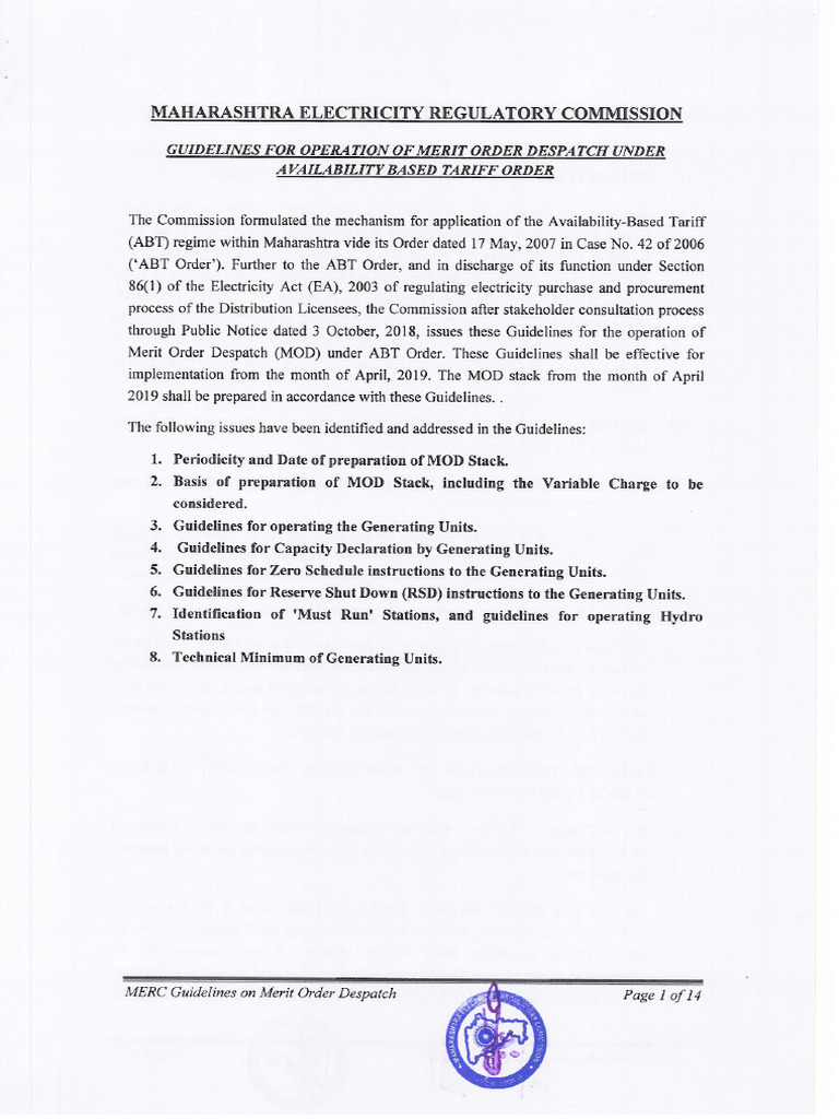 MOD Guidelines MERC | PDF