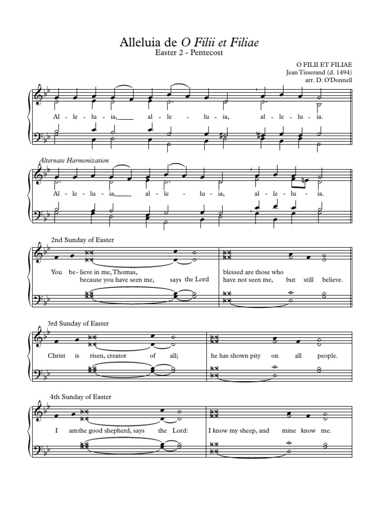 Easter Hymns and Scripture Reflections | PDF | God In Christianity ...