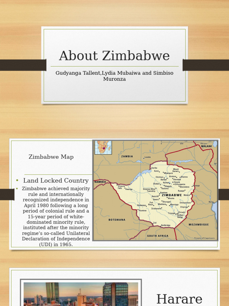 Zimbabwe Presentation | PDF