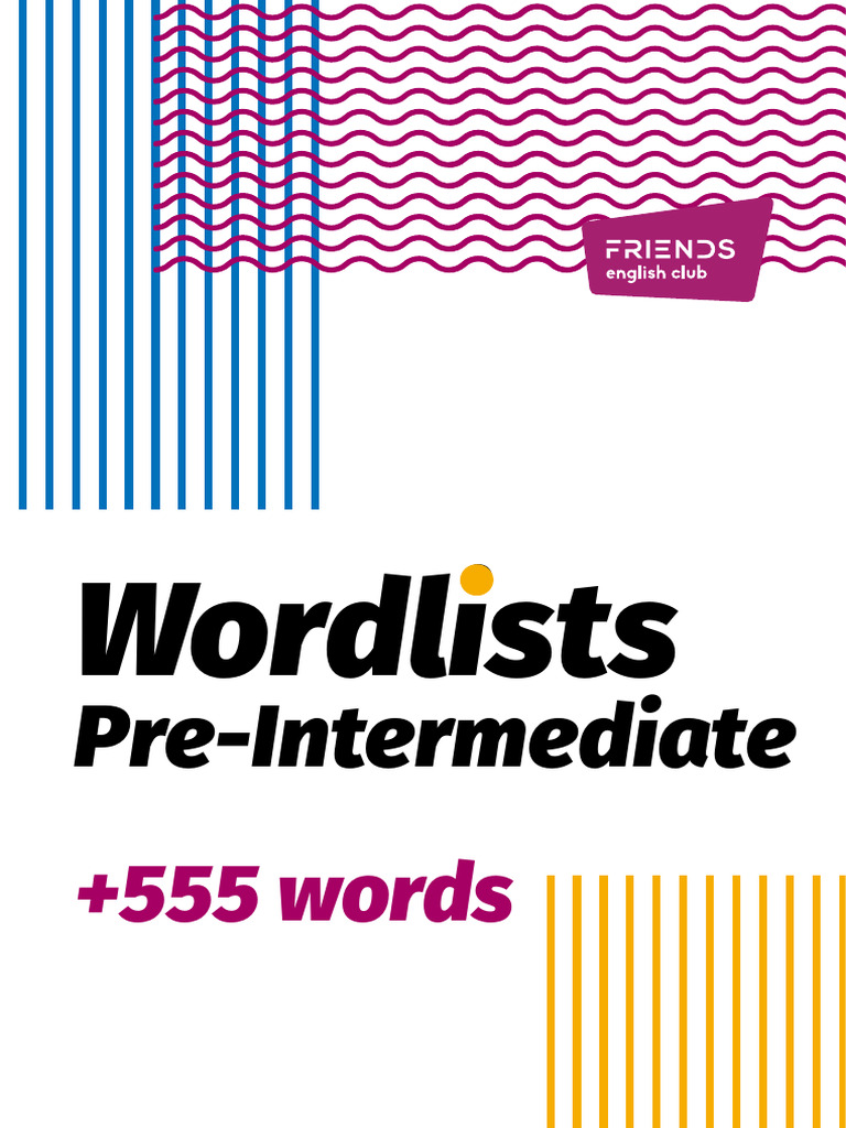 Wordlist Pre-Intermediate | PDF