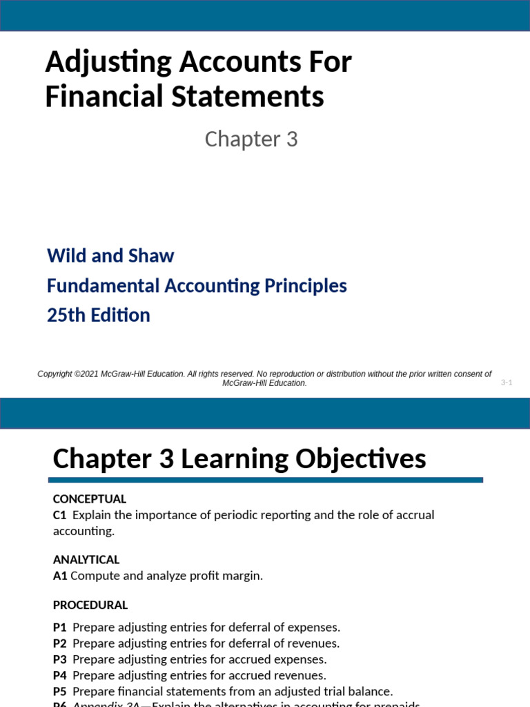 wild_fap_25e_ch03_ppt_accessible | PDF | Depreciation | Accrual