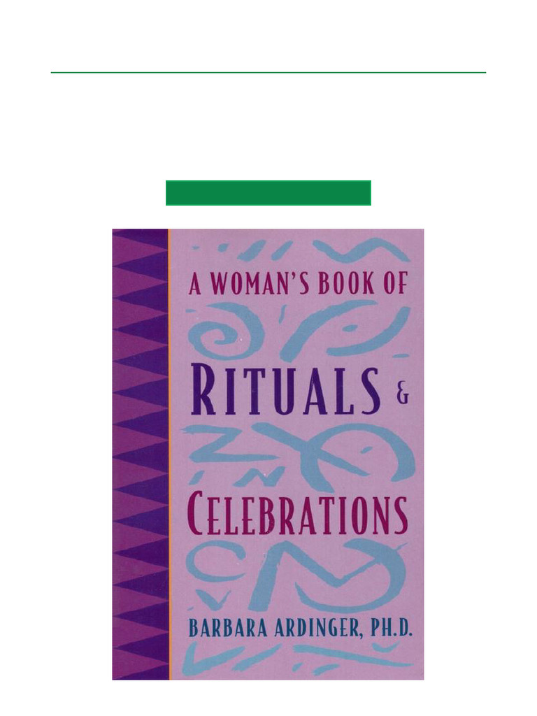Women's Rituals and Celebrations Guide | PDF | Feminist Spirituality
