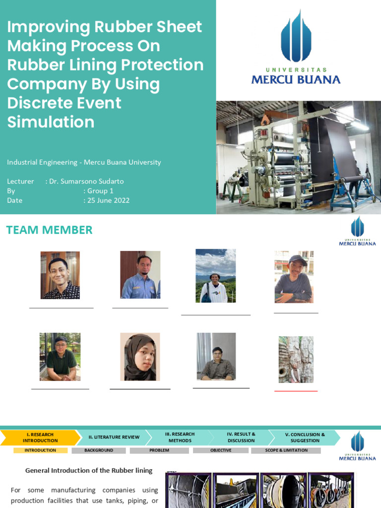 Optimize Rubber Sheet Production Process | PDF | Simulation | Standard ...