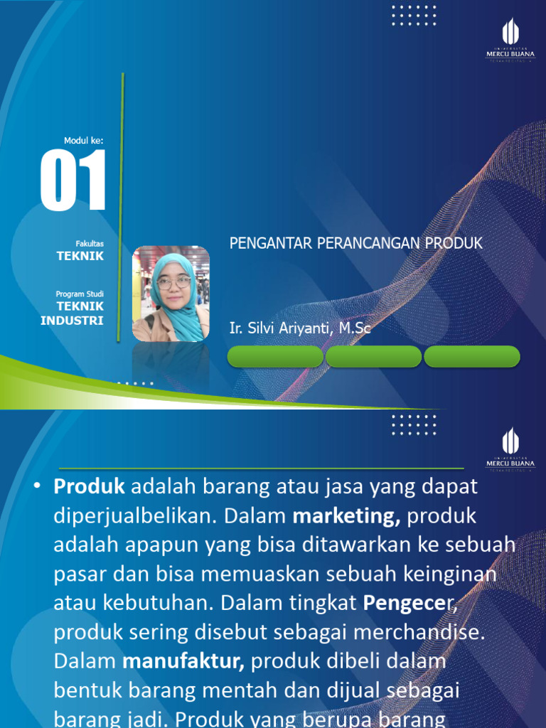 Perancangan Dan Pengembangan Produk (TM1) | PDF