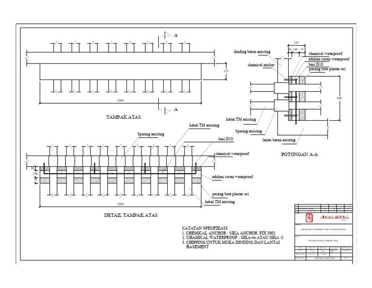 JB030014 - 1200007042 Penahan Pipa Sparing SWG | PDF