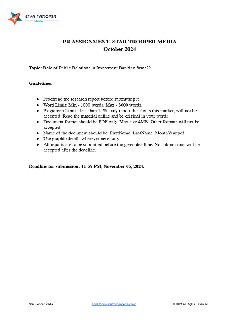 STM Assignment- October 2024 | PDF