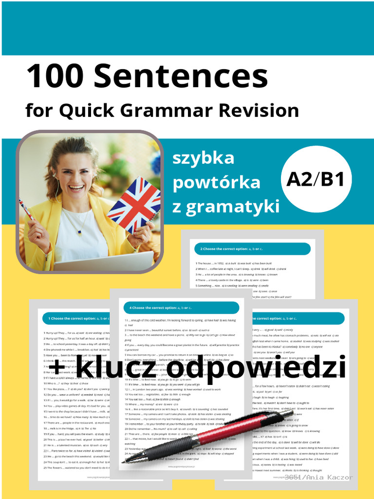 100 Sentences For Quick Grammar Revision 1682837098 | PDF
