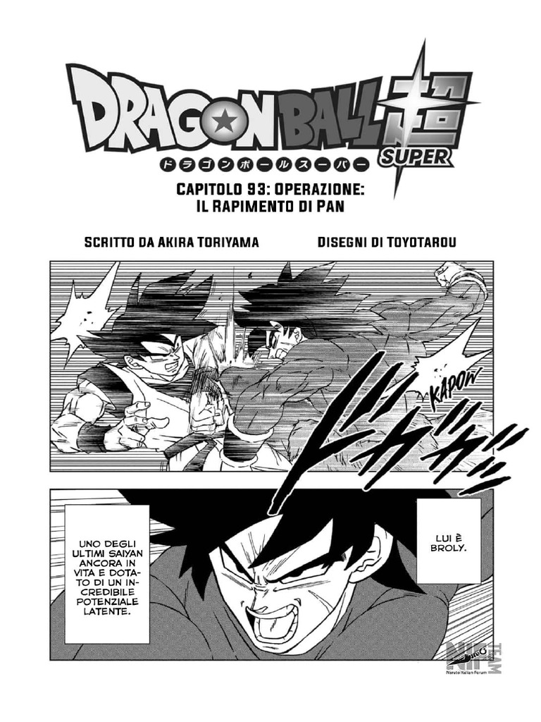Dragon Ball Super [Capitolo 93] | PDF