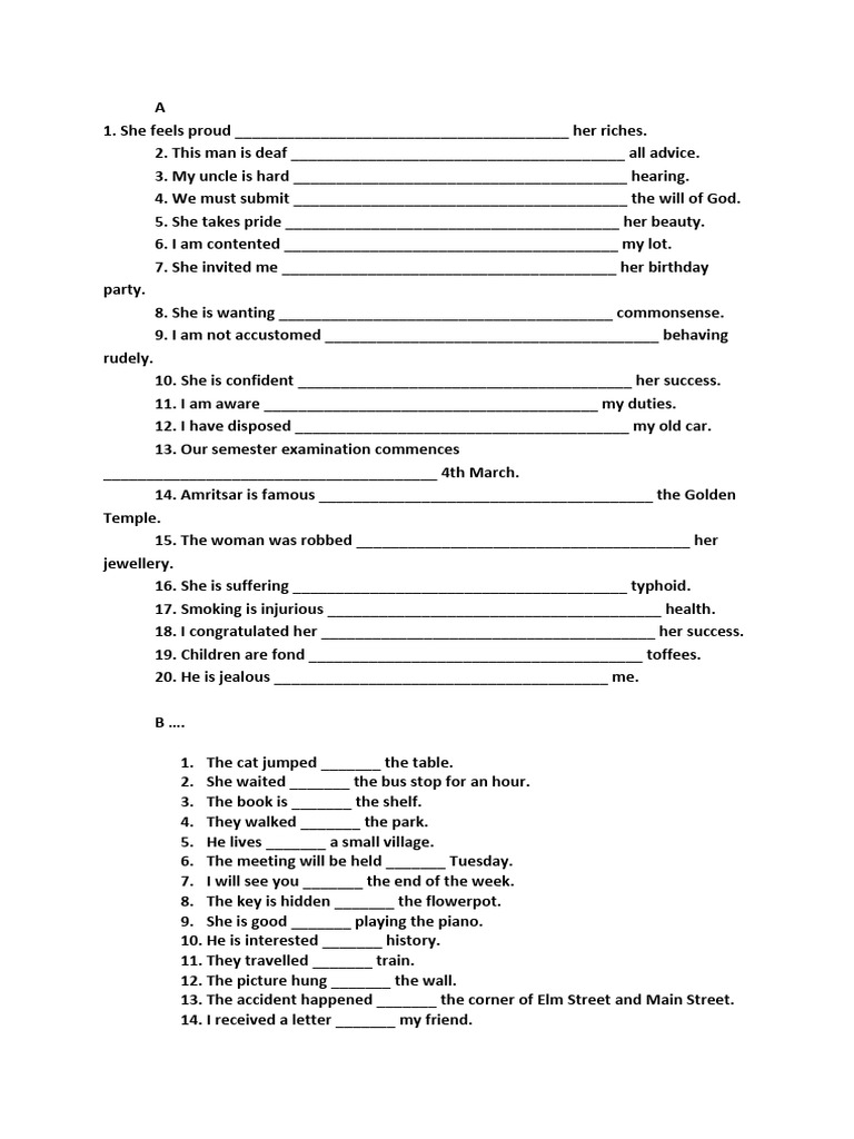 Preposition HW 30 - 04 - 2025 - 2 | PDF