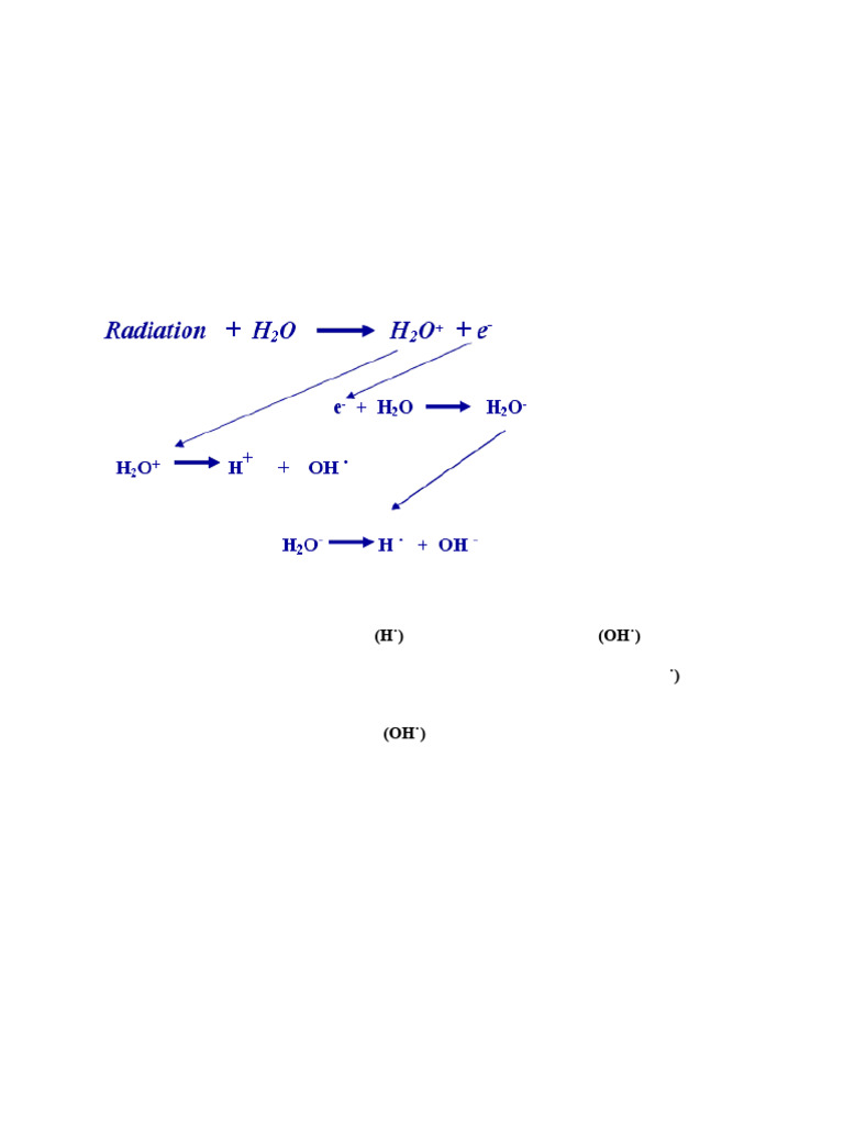 Indirect Ionization Effects | PDF | Radical (Chemistry) | Radiation