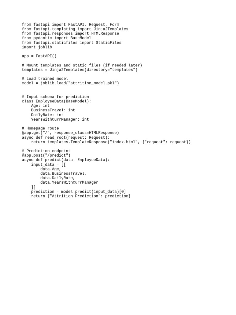 From Fastapi Import FastAPI, Reques | PDF