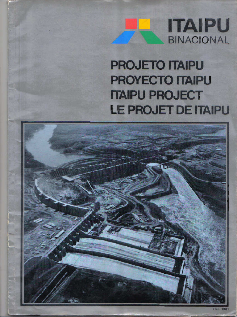 Mapa y construcción de Itaipú Binacional | PDF