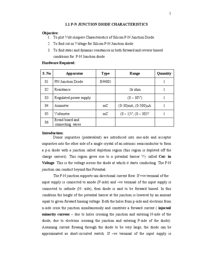 Edc Lab Manual | PDF