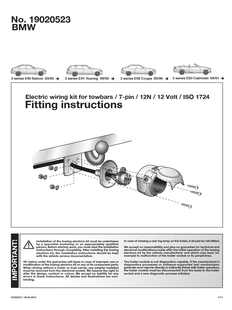 BMW 3 Series E90 E911 E92 E93 | PDF | Transport | Vehicle Technology