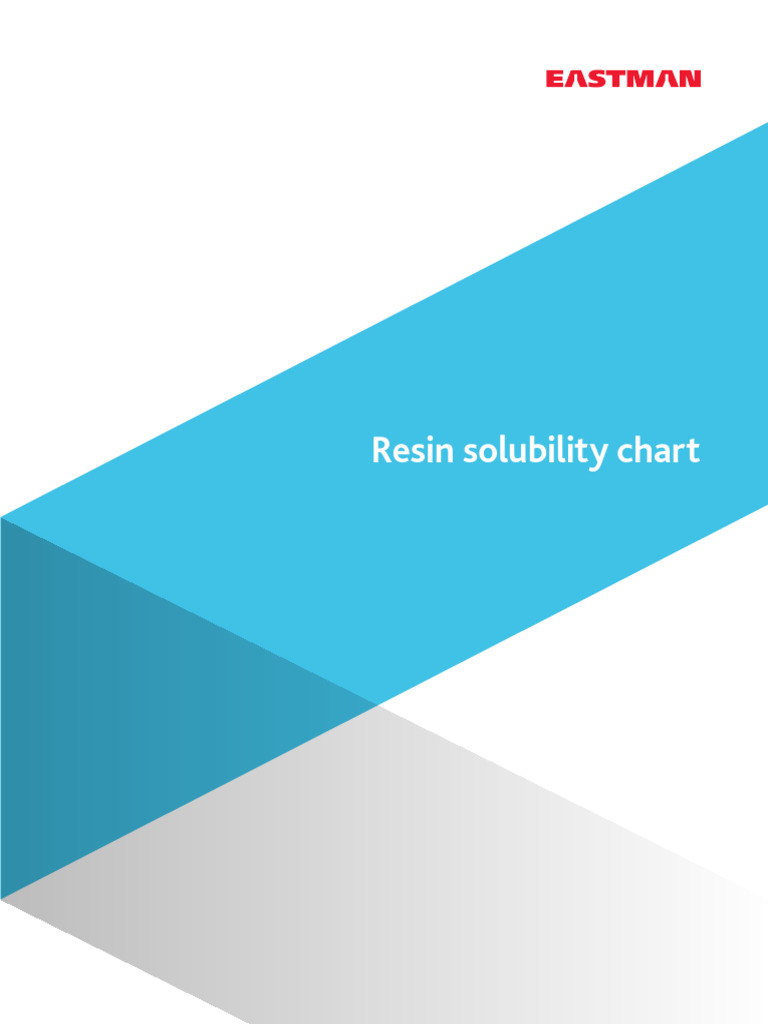 Eastman Resin Solubility and Viscosity Chart | PDF | Poly(Methyl ...