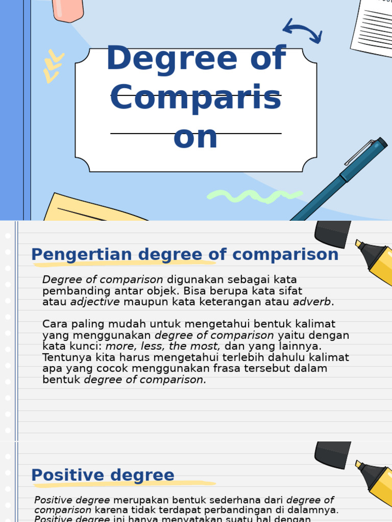 Jenis-Jenis Degree of Comparison | PDF