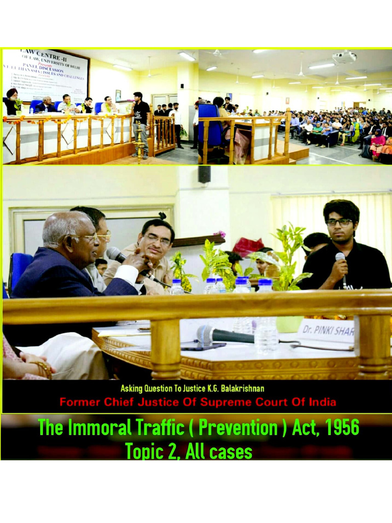 Immoral Traffic Prevention Act, Topic 1, 4 Cases | PDF